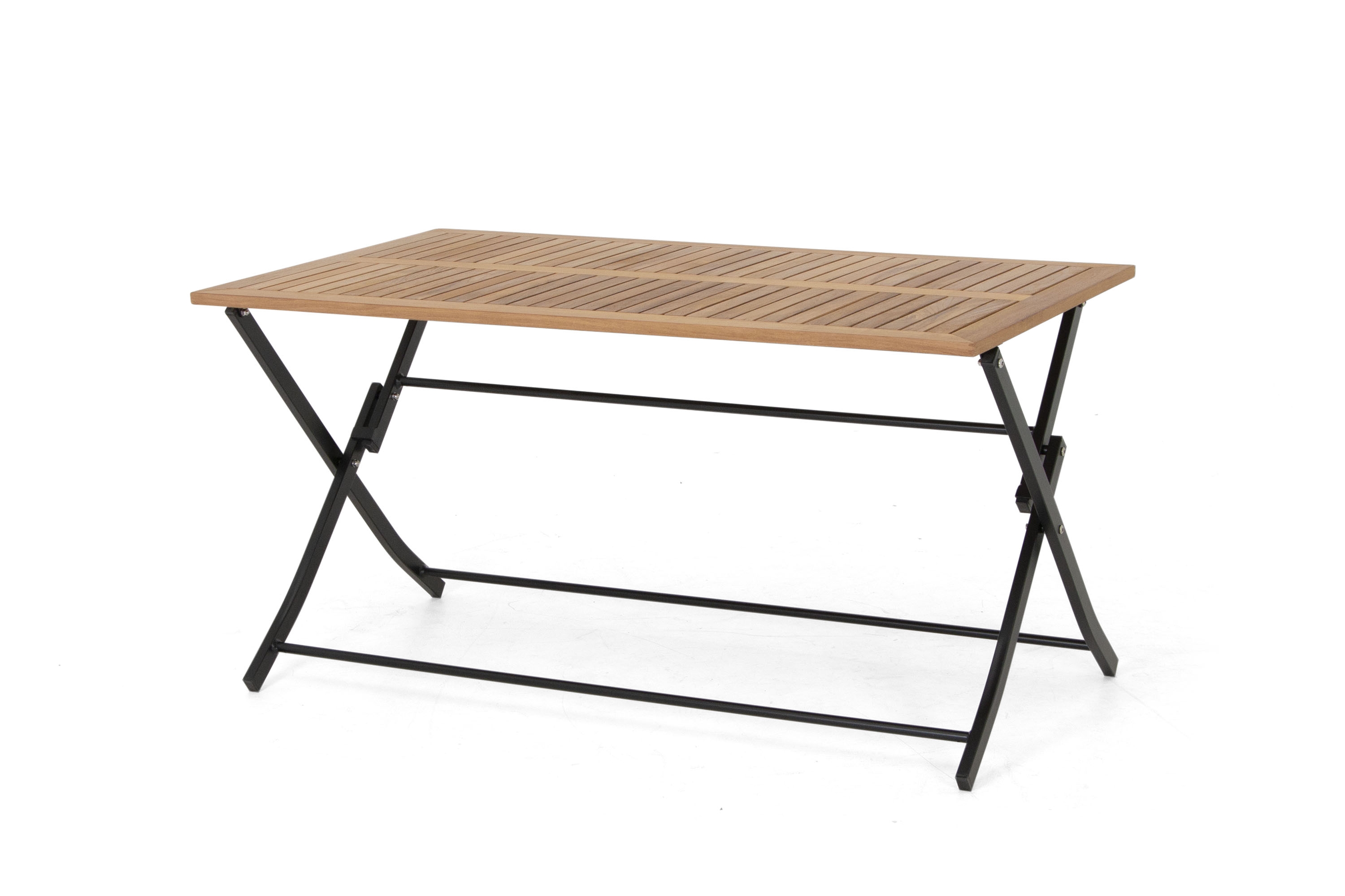 Køb Nice klapbord - Sort/teak 120 x 70 cm fra Selected Home - Bra Möbler